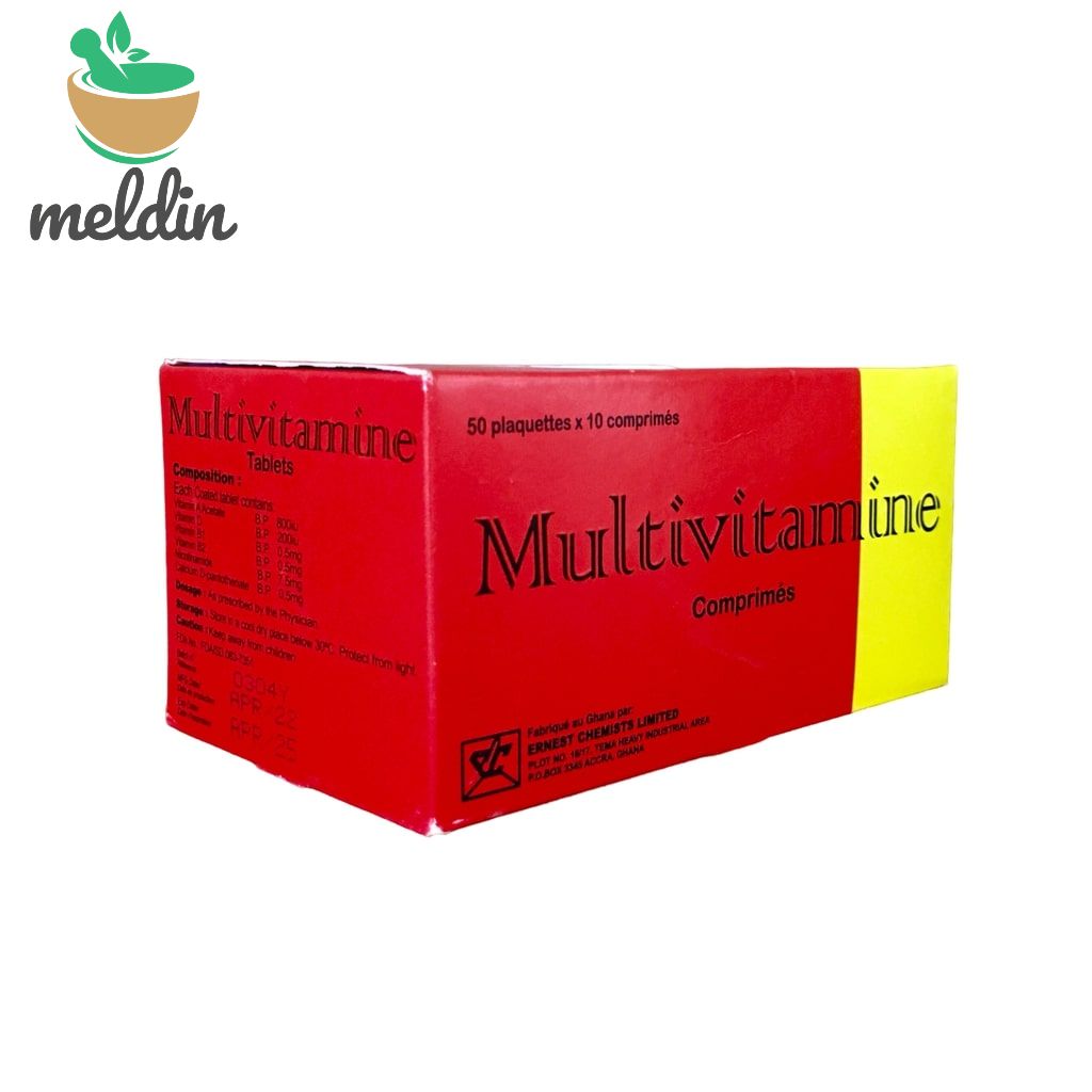 Multivitamin Tabs 500' Blister | Meldinpharma